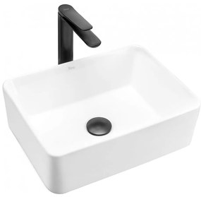 REA-U0952 - Umyvadlo na desku ANITA MINI 31x41 cm keramika/lesklá bílá REA-U0952