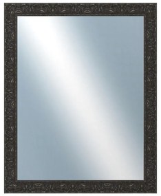 DANTIK - Zarámované zrcadlo - rozměr s rámem cca 80x100 cm z lišty PRAHA černá (2753)