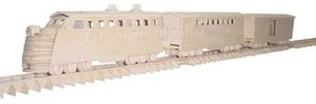 Woodcraft construction kit Woodcraft Dřevěné 3D puzzle vlak