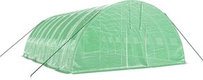 Skleník s ocelovým rámem zelený 48 m² 8 x 6 x 2,85 m 3188107