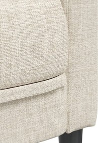 2dílná sedací souprava krémová textil 3209245