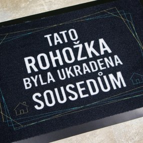 Mercury Flooring, Tato rohožka byla ukradena sousedům 40x60 cm - na ven i na doma, 40x60, černá
