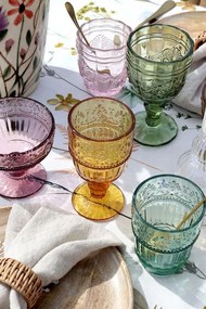 Set 6ks barevných misek na noze Saint-Émilion - Ø 10,5*10 cm / 260ml