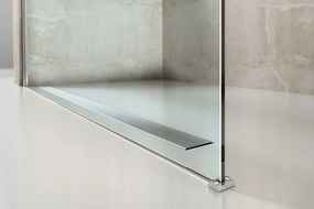 Rea - Sprchový kout Walk-in Aero - chrom/transparentní - 80x120 cm