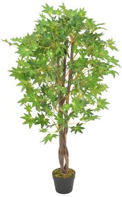 Umělá rostlina javor s květináčem zelená 120 cm 280196