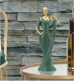 Smaragdově zelená dekorativní soška Mauro Ferretti Donna