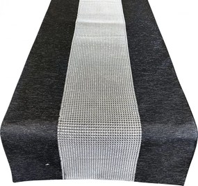 Elegantní černý ubrus zdobený zirkony Šířka: 50 cm | Délka: 100 cm