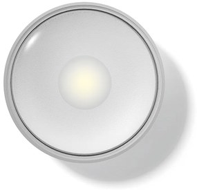 LED2 5131731 Rolo, bílé venkovní svítidlo na strop, 6W LED 3000K, prům. 10,7cm, IP65