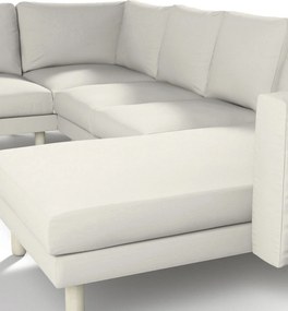 Potah na pohovku IKEA Norsborg rohová, 5-místná se šezlongem barva šedá