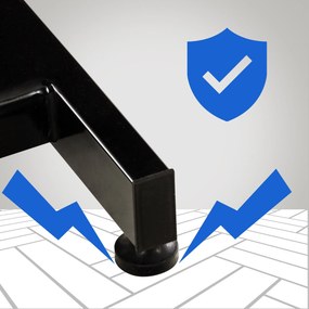 Hydraulické kosmetické lehátko Split V2 – černá