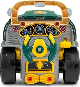 Auto s motorem N-GINE zelené