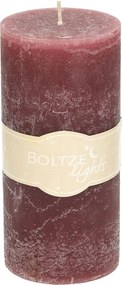 Svíčka Lea 15cm claret