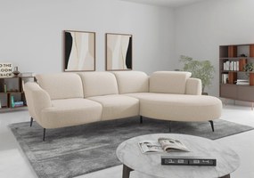 XXXLutz ROHOVÁ SEDAČKA, textil, krémová Sit & More - Sedací soupravy - 000144018501