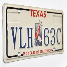 Americká SPZ Texas Statehood VLH 63C