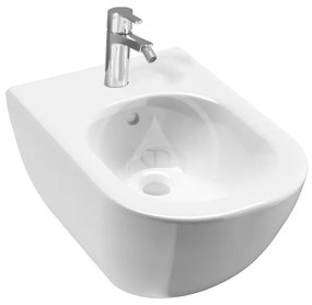 Jika - Závěsný bidet, otvor pro baterii, s postranními otvory, bílá