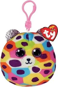 TY Squishy Giselle duhový leopard / 8,5 cm