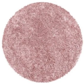 Kusový koberec Sydney Shaggy 3000 rose kruh-200x200 (průměr) kruh