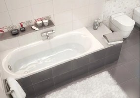 Cersanit Octavia, akrylátová vana 170x70cm + nožičky, bílá, S301-253