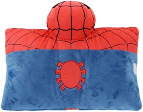 Multifunkční relaxační polštář Spiderman - 2v1 polštář i plyšová hračka - 45 x 36 cm