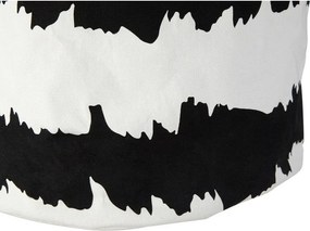 Černobílý látkový koš na prádlo Harga – Premier Housewares