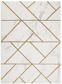 Hans Home | Kusový koberec Emerald geometric 1012 cream and gold - 140x190