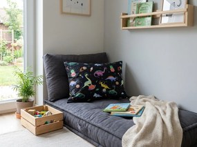 Povlak na polštář z mikrovlákna DINO SPACE 50x70 cm, barevný