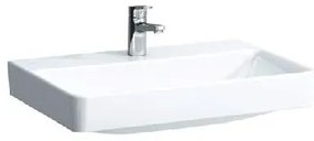 Laufen Pro S - Umyvadlo, 650x465 mm, 1 otvor pro baterii, bez přepadu, bílá H8109640001561