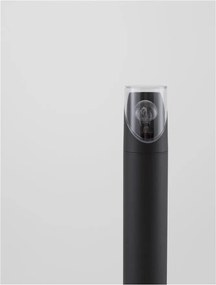NV 9492730 Venkovní sloupkové svítidlo SELENA antracitový hliník a čirý akryl E27 1x12W 220-240V bez žárovky IP65 - NOVA LUCE