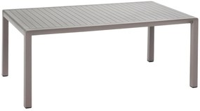 OnaDnes -20% Nardi Šedohnědý plastový zahradní konferenční stolek Aria 100 x 60 cm