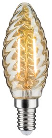 LED žárovka svíčka E14 2,6W 2 500K zlatá kroucená