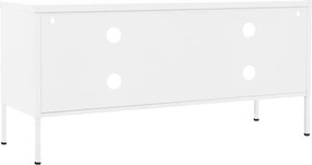 TV skříňka bílá 105 x 35 x 50 cm ocel 336233