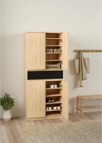 Botník Simplicity II vysoký, hikora jackson / černý mat