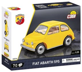 Cobi 24514 Fiat Abarth 595, 1:35, 70 kostek
