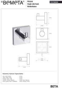 Bemeta Design BETA: Háček -