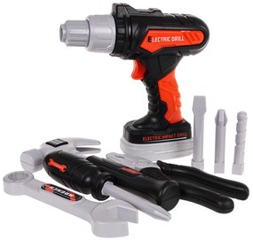 RKToys Dětská sada nářadí s taškou a aku vrtačkou