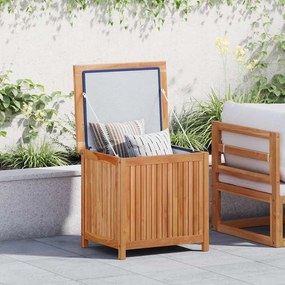 Zahradní úložný box 60 x 50 x 58 cm masivní teakové dřevo 315379