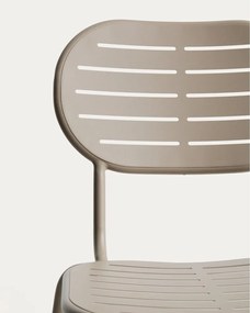 Taupe kovová zahradní židle Brai – Kave Home