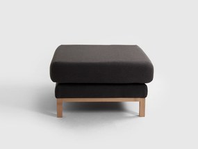 Nordic Design Antracitově šedá látková podnožka Skandi