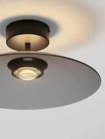 LED černo-kouřová designová stropní svítilna Polifemo