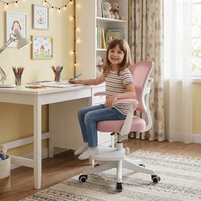 Dětská rostoucí židle Neoseat JUNI 013 — látka, růžová