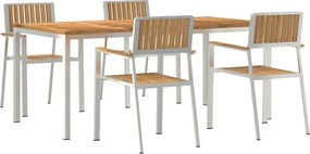 Zahradní jídelní sada 5 ks 180 x 90 x 75 cm 3334801