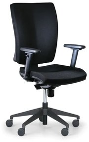 Antares Kancelářská židle LEON PLUS, černá, s područkami
