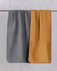 Deka Cotton Cloud 150x200cm  Mustard&amp;Grey