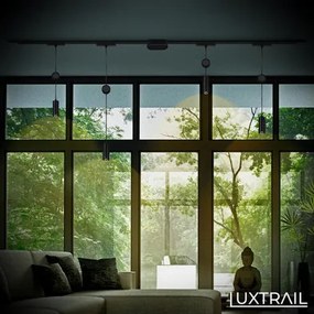 Lištové LED svítidlo BRILONER Luxtrail 48V závěsné svítidlo nastavitelná výška černá 8032015