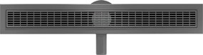 Mexen Flat 360° M33 sprchový žlab 50 cm, broušený grafit, 1E33050-40