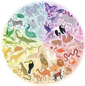 Ravensburger Kruhové puzzle Zvířata / 500 dílků / od 12 let