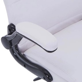 Petromila Kancelářská židle nastavitelná bílá umělá kůže