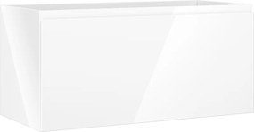 Mexen Orio, koupelnová skříňka 100 cm, 1 zásuvka, bílá lesklá, 91A10-10047-1-BF00