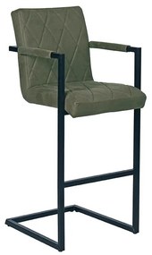 LABEL51 barová židle DENMARK armádní zelená Color: Army green UK-30.292