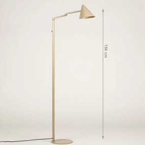 Stojací designová lampa Florentia Taupe